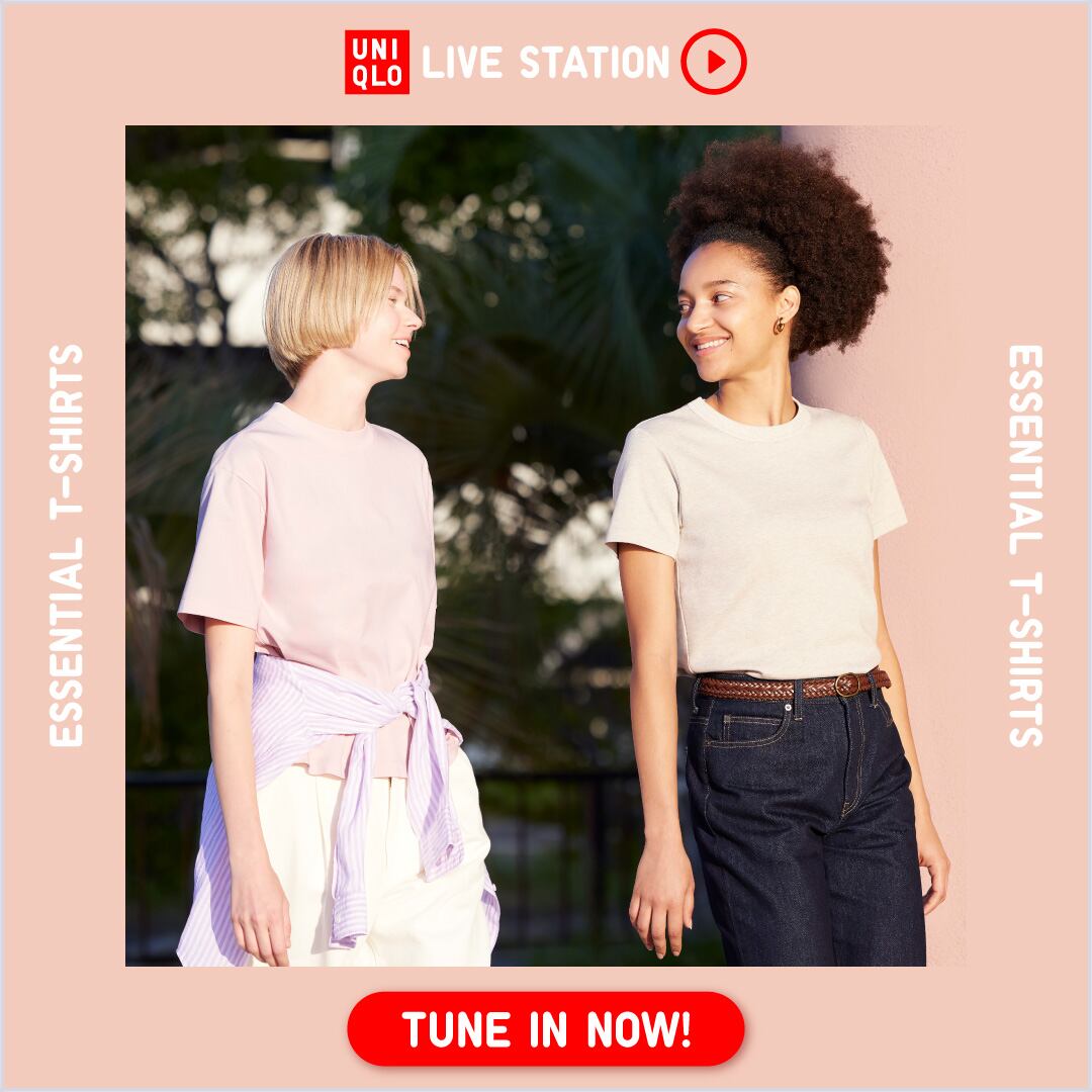 Essentials T-Shirt by UNIQLO Pantai Indah Kapuk | UNIQLO LIVE STATION