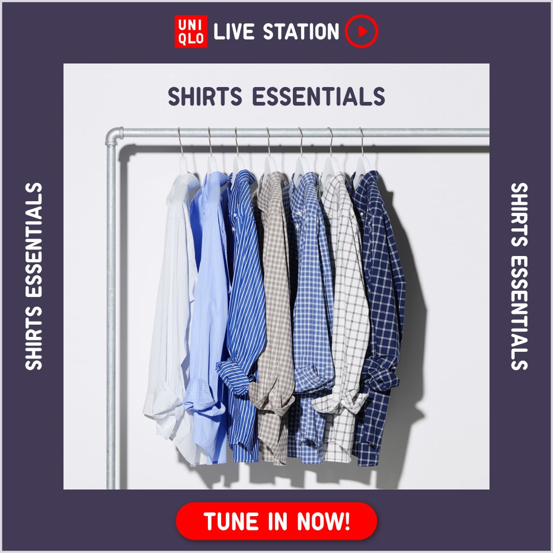 Shirts Essentials by UNIQLO Jambi Town Square | UNIQLO LIVE STATION
