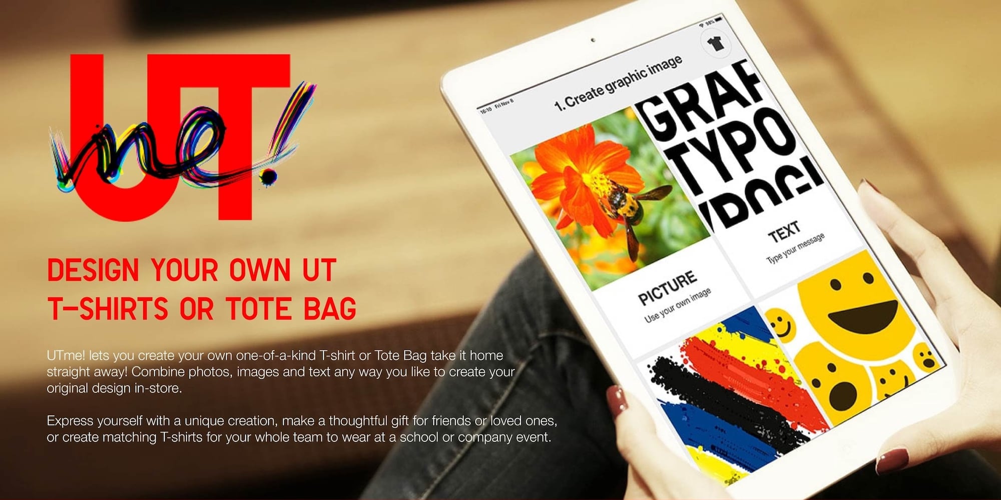 UTme! Design Your Own UT T-Shirts or Tote Bag | UNIQLO ID