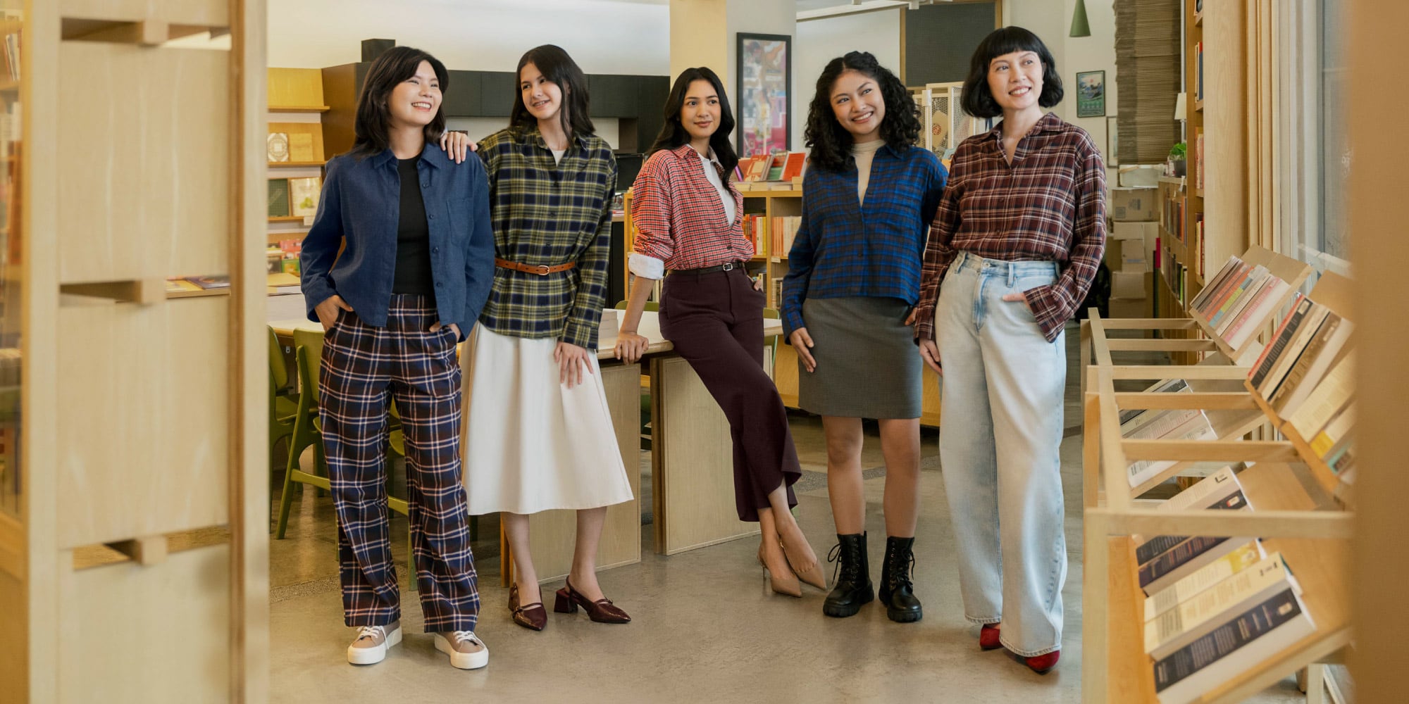 Women's Flannel Collection | UNIQLO ID