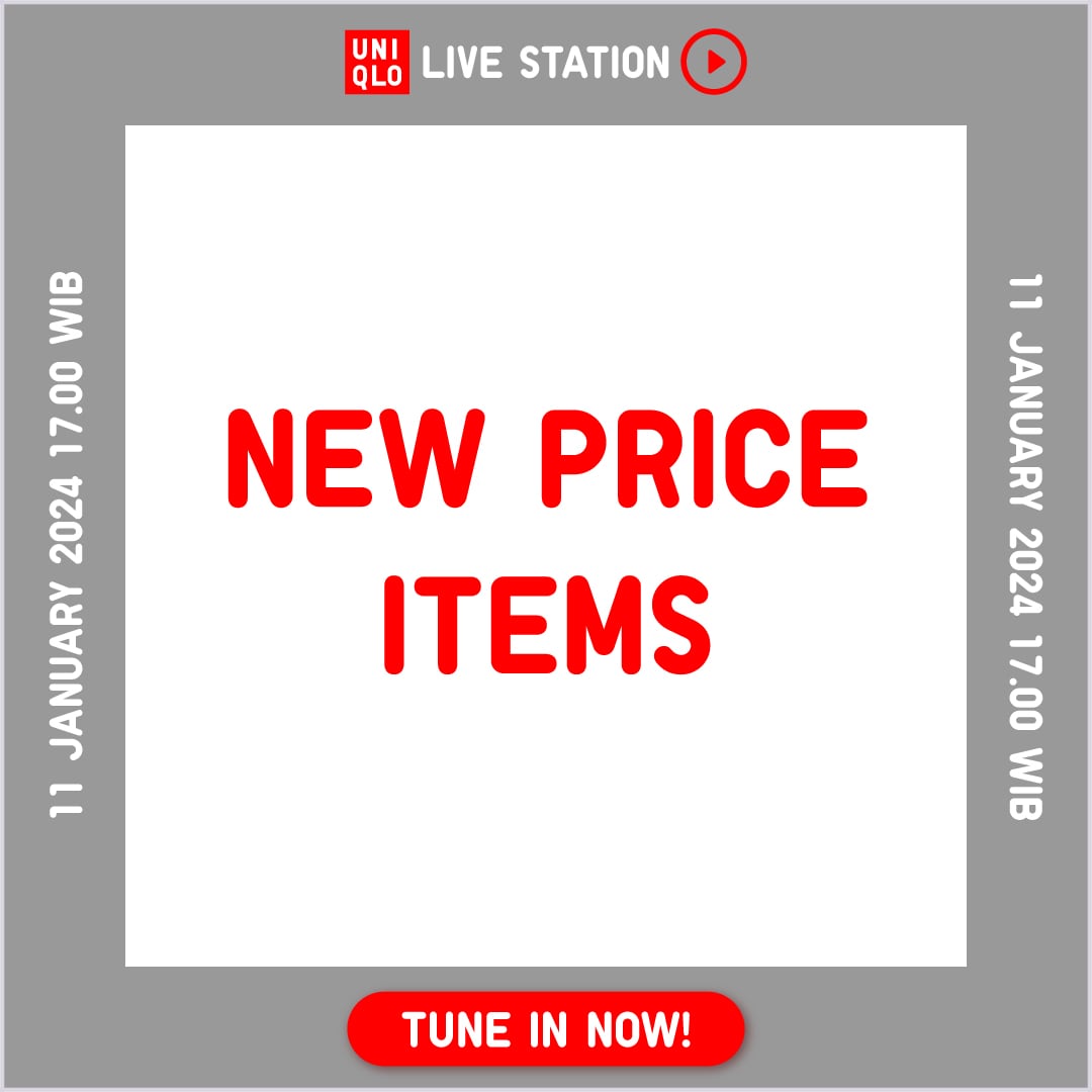 NEW PRICE ITEMS by UNIQLO Lippo Mall Puri | UNIQLO LIVE STATION