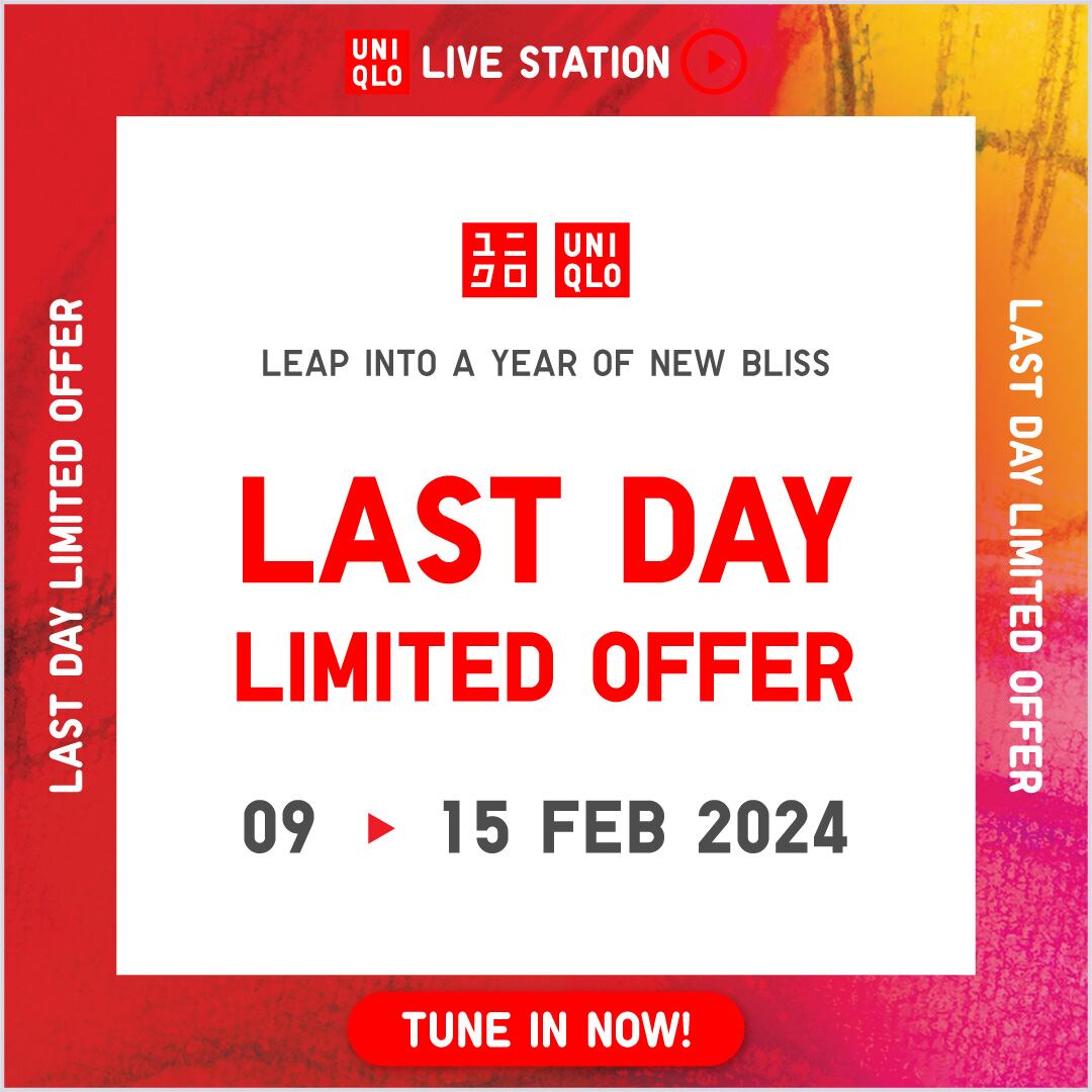 Last Day! Limited Offer by UNIQLO Big Mall Samarinda | UNIQLO LIVE STATION